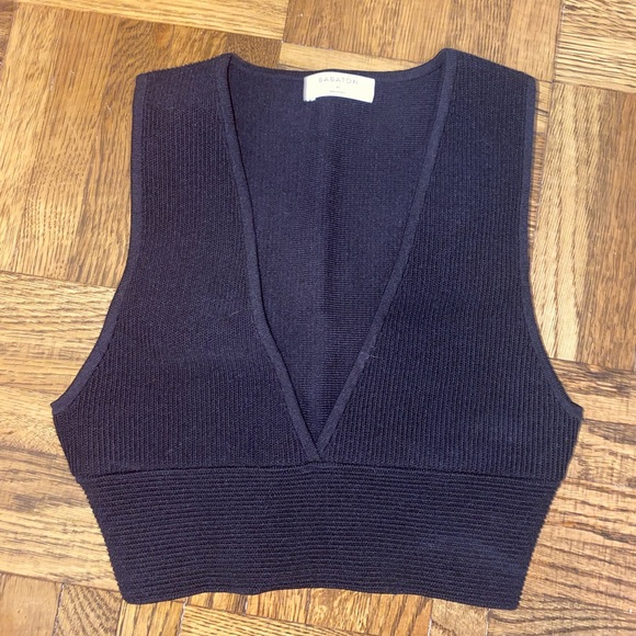 Babaton | Tops | Artzia Babatoon Vneck Top | Poshmark